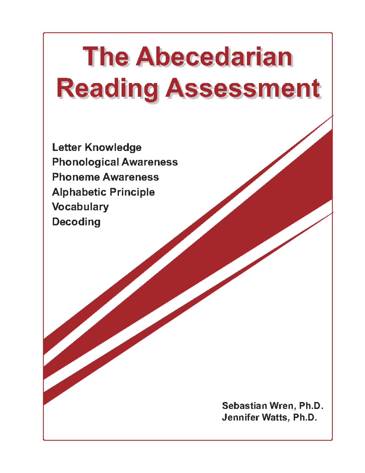 Abecedarian-1: Reading Assessment Overview and Key Components - Studocu