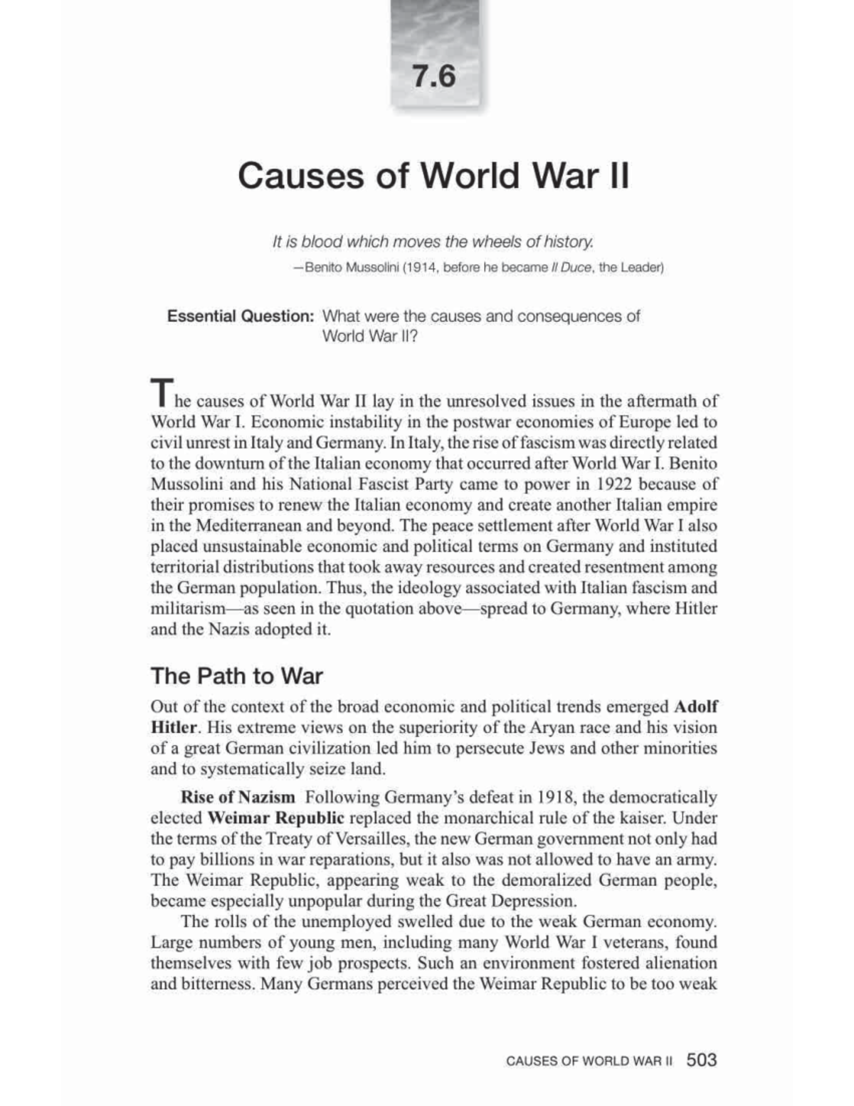AMSCO® AP World History: Modern Causes and Consequences of WWII Guide ...