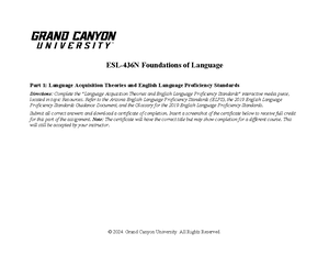 [Solved] Part 3 Instructional Strategies Directions Briefly describe ...