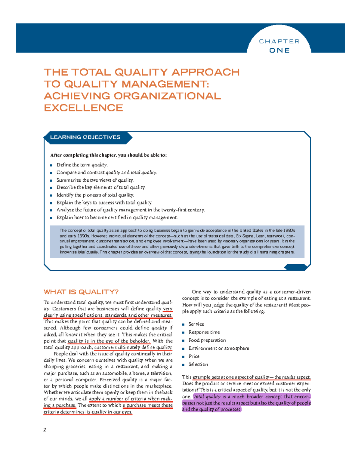 Quality Management: A Comprehensive Guide to Total Quality Principles ...