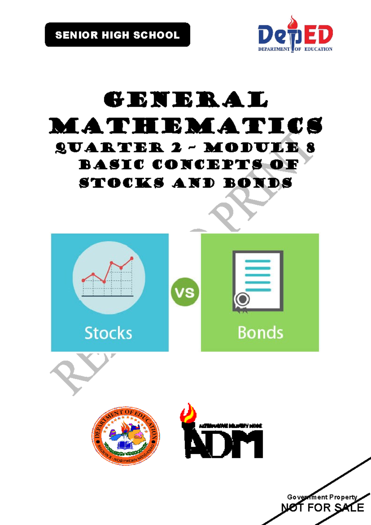 Gen Math Q2 Module 8: Intro to Stocks and Bonds Concepts - Studocu