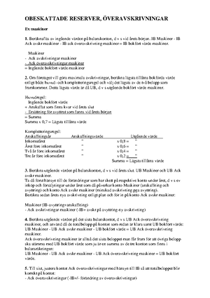 Varulager exempel - Övningsmaterial - 1. Varulager. Högsta/lägsta värde ...