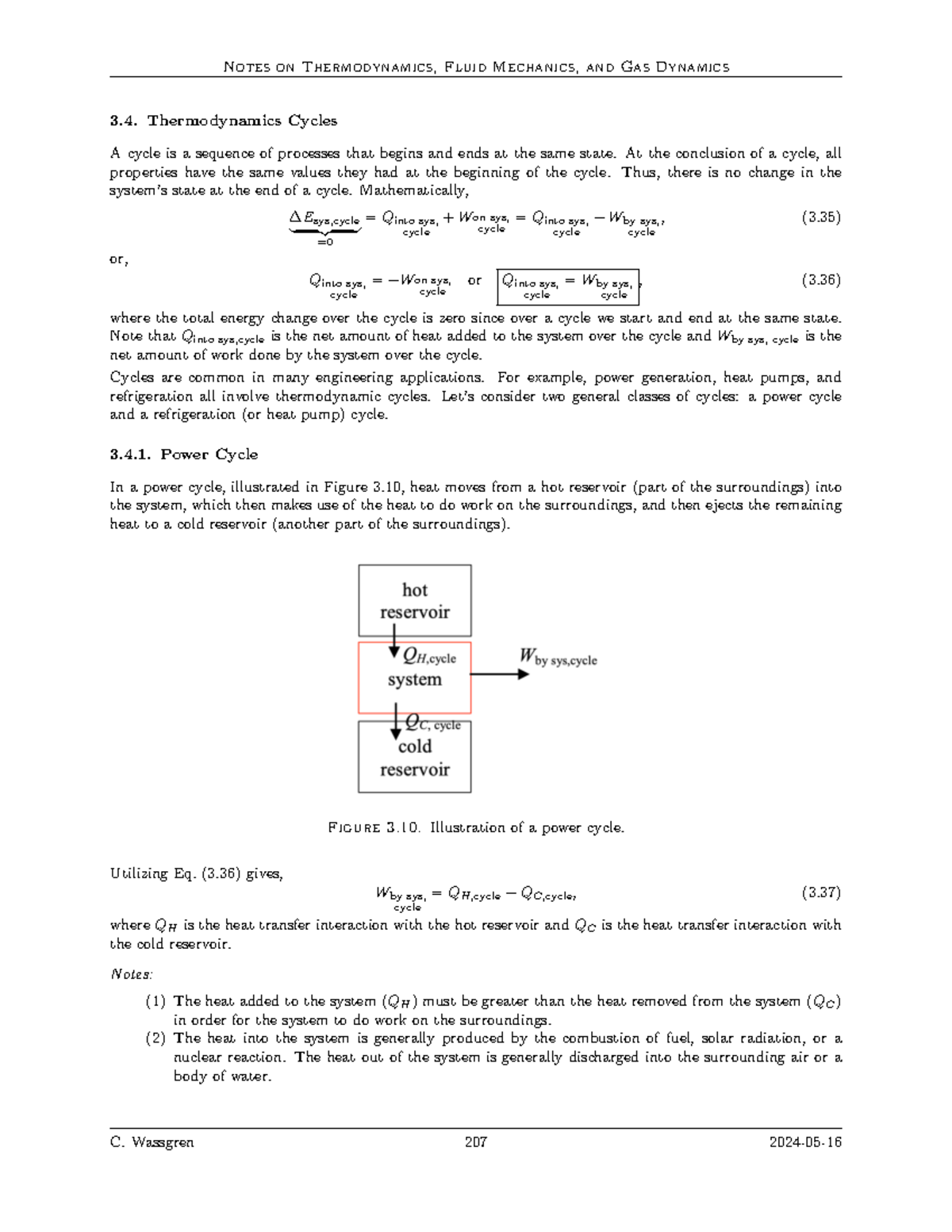 Lec18: Thermodynamic Cycles in Fluid Mechanics and Gas Dynamics - Studocu