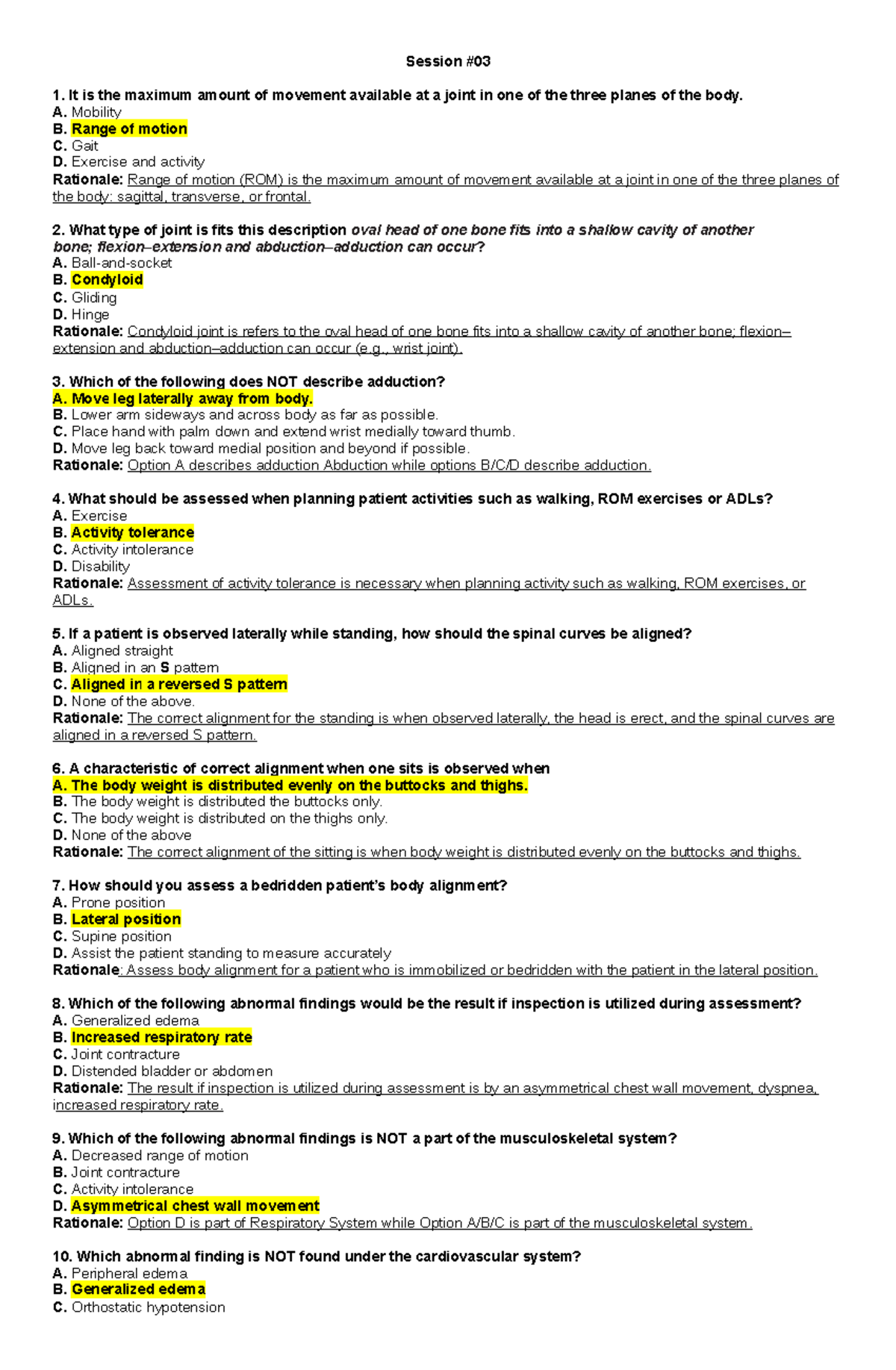 Funda LAB - Session 3 Answers - Session # 1. It is the maximum amount ...