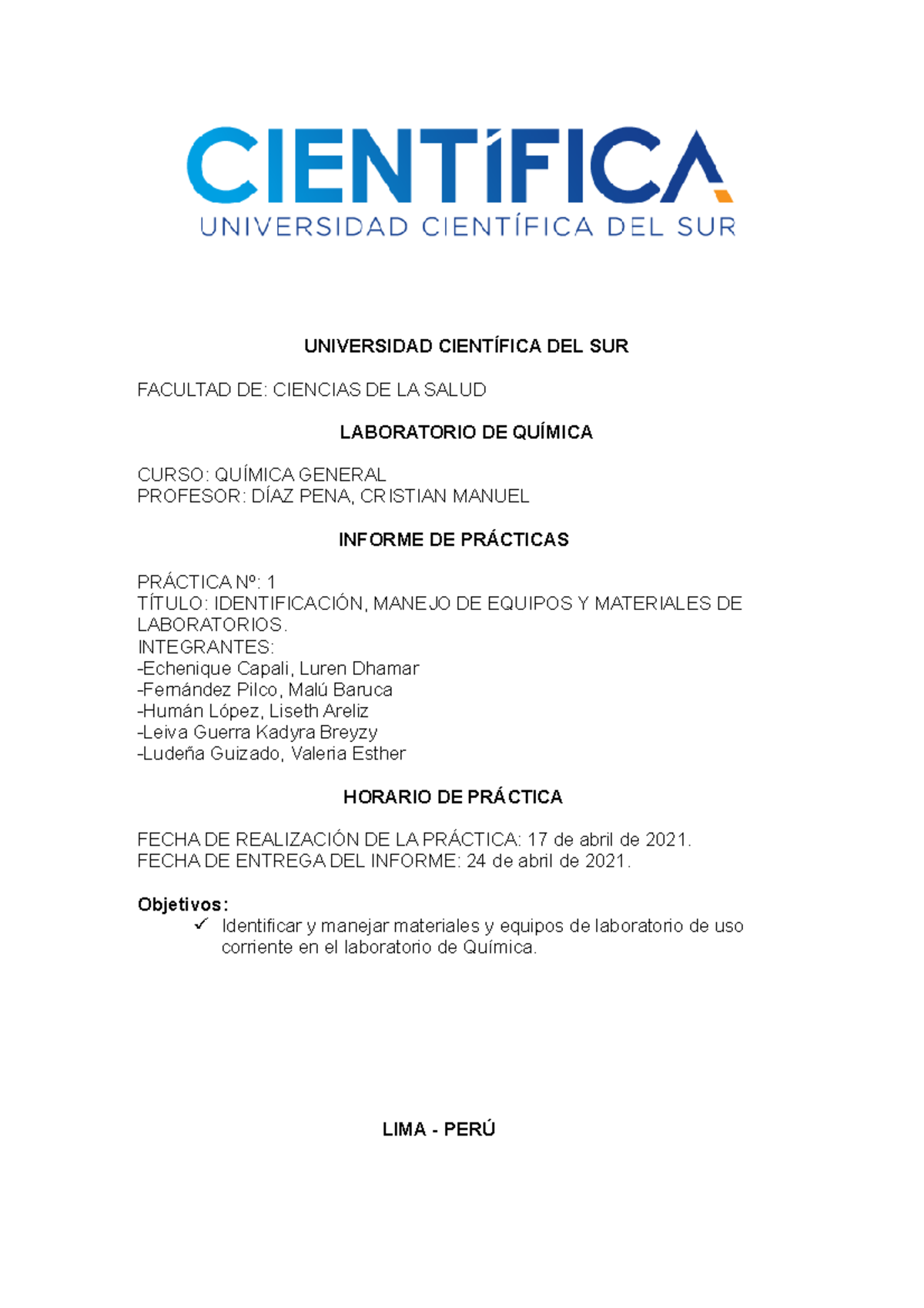 Ejemplo De Informe De Laboratorio Cómo Redactar Un Informe De