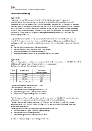 Voorbeeldopgaven economie vwo 2022 Ismbga model ...