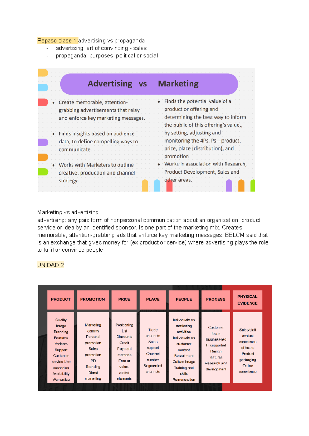 Publicidad y Propaganda: Clases 1 a 4 - BELCM y Estrategias de ...