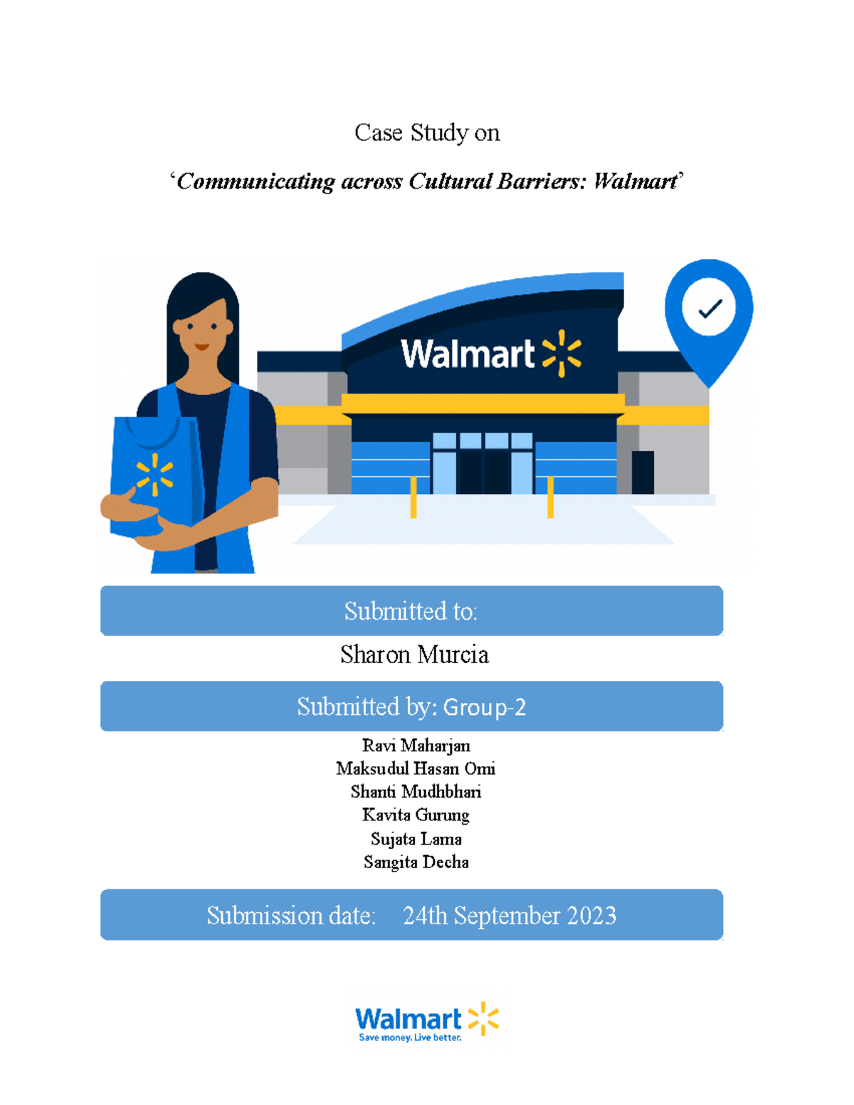 Case Study on Communicating Across Cultural Barriers at Walmart - Group ...
