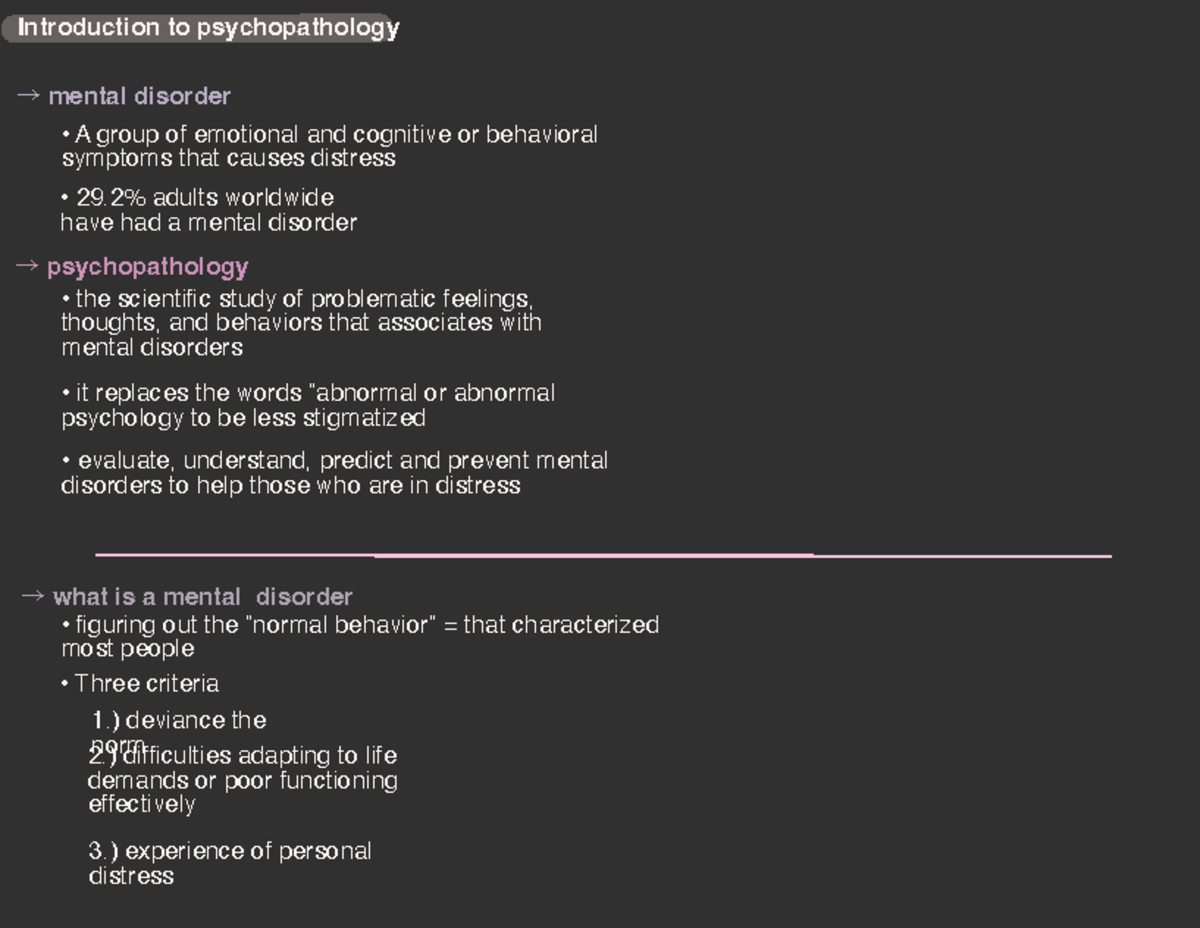 Understanding Psychopathology: Historical Perspectives and Modern ...