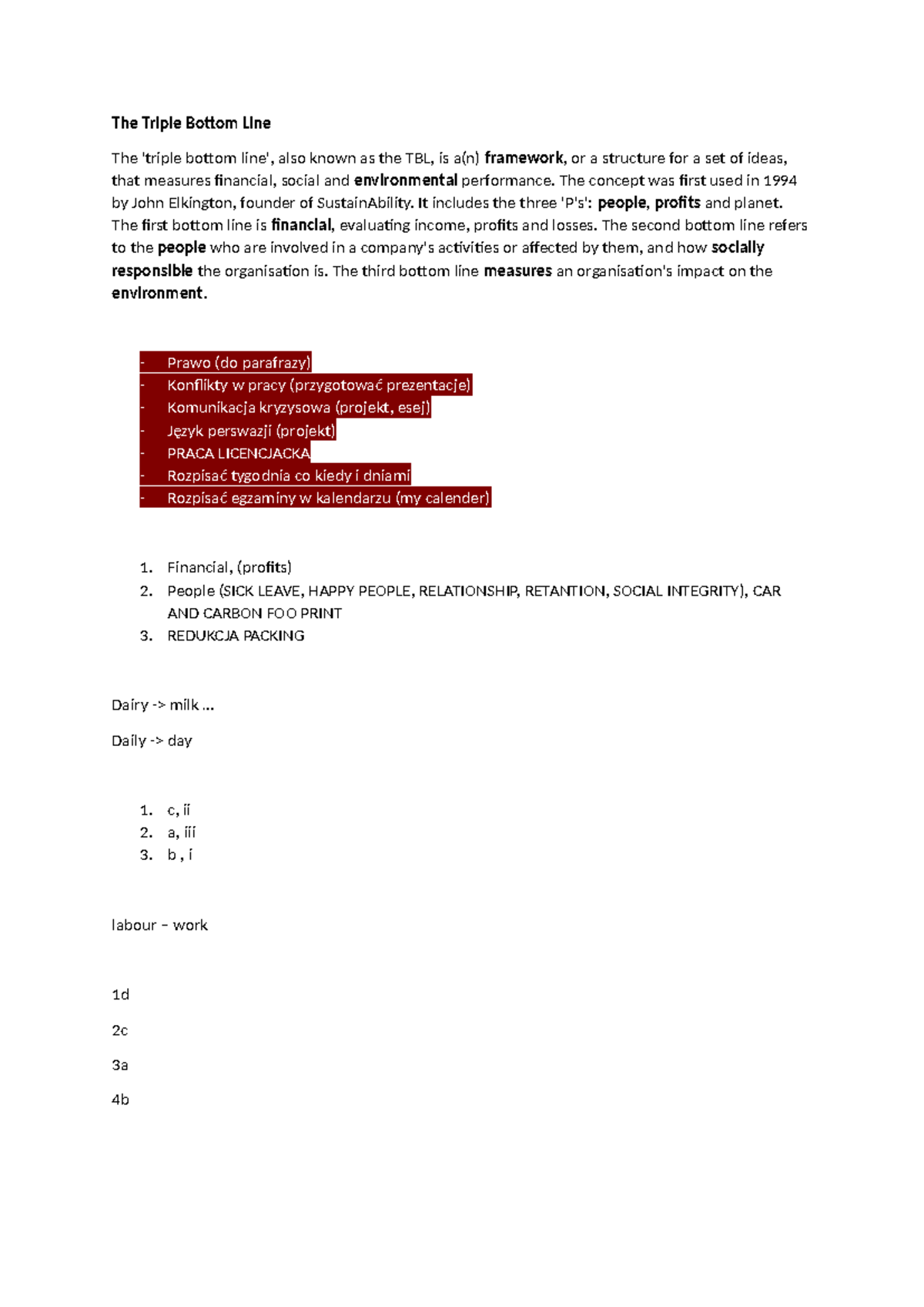 The Triple Bottom Line (TBL) Framework: Financial, Social, and ...