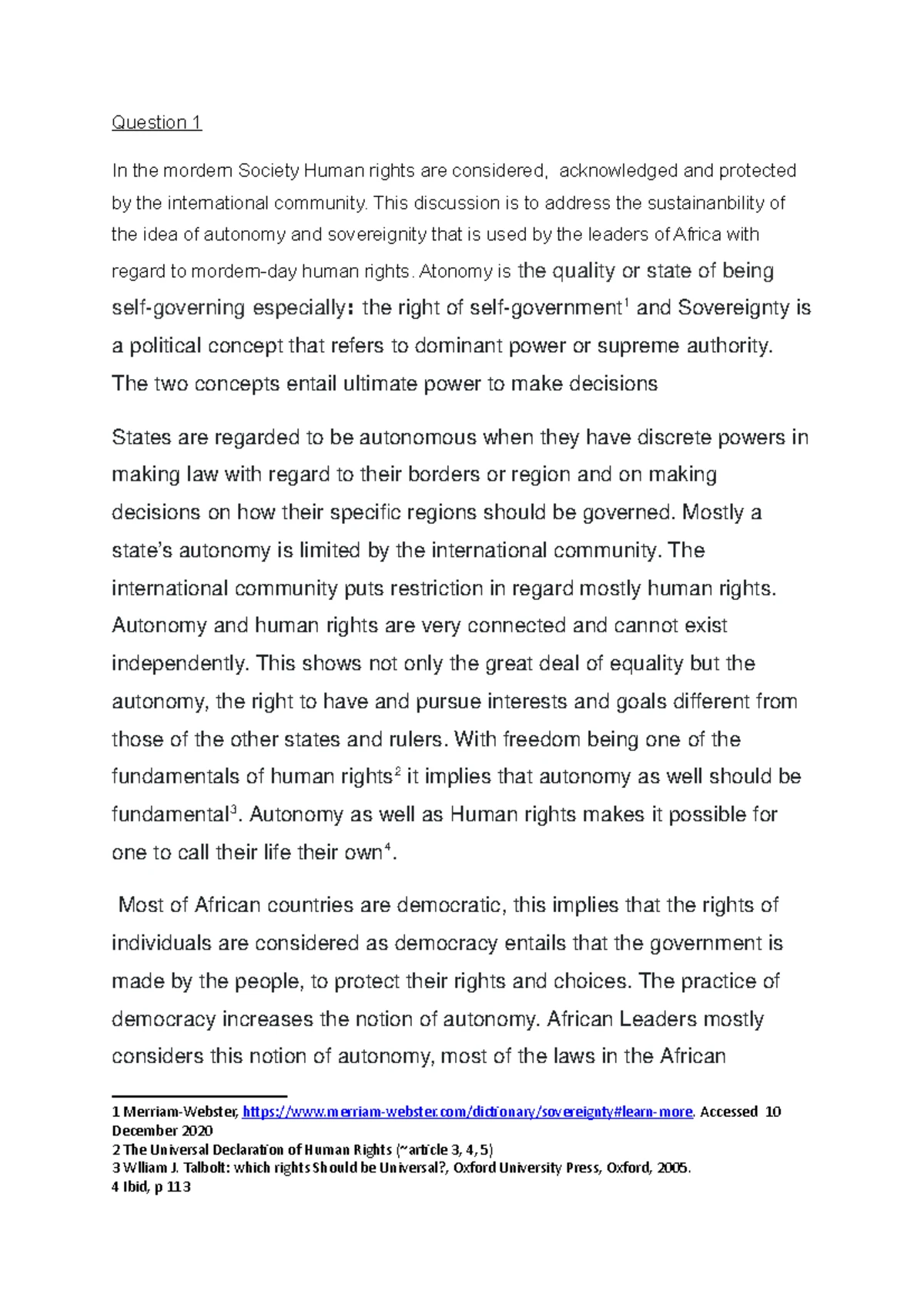 Chapter 4 - The South African Constitution & Human Rights (HRL) - Studocu