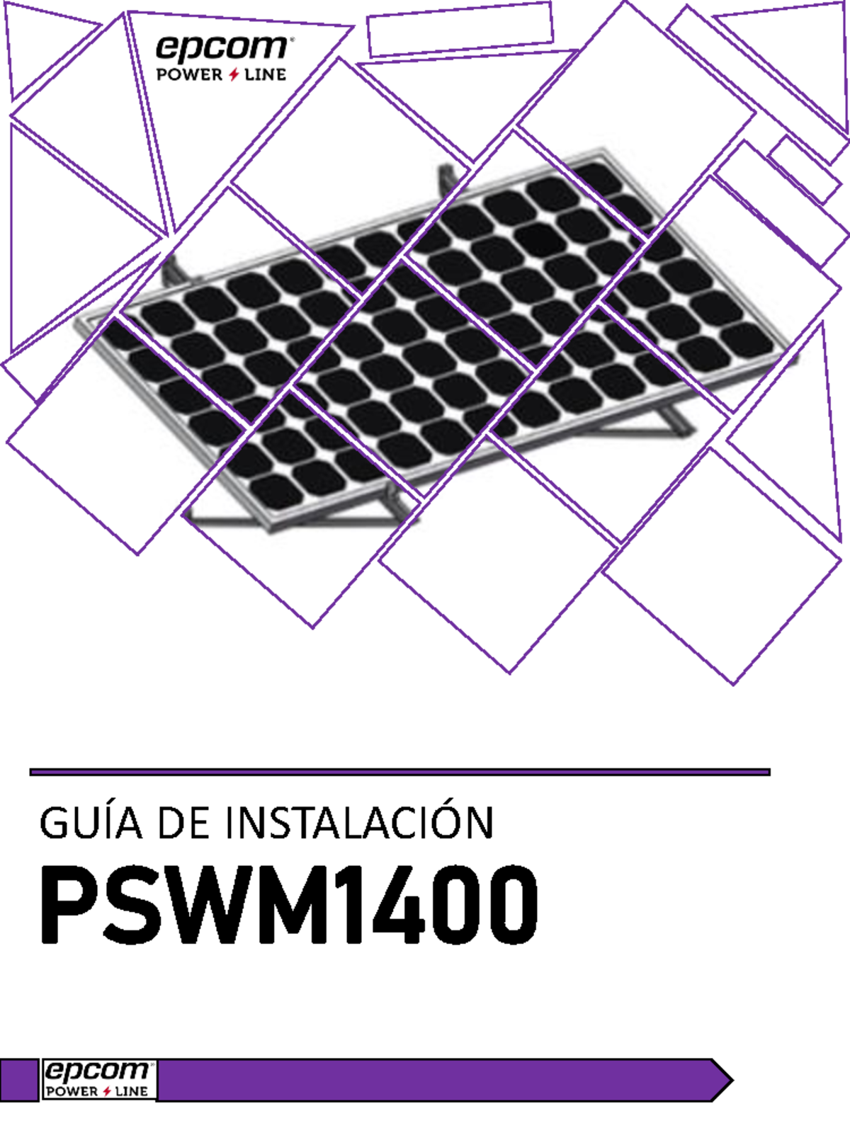 Manual PSWM1400 - PSWM GUÍA DE INSTALACIÓN PSWM1400 MONTAJE PARA MURO ...