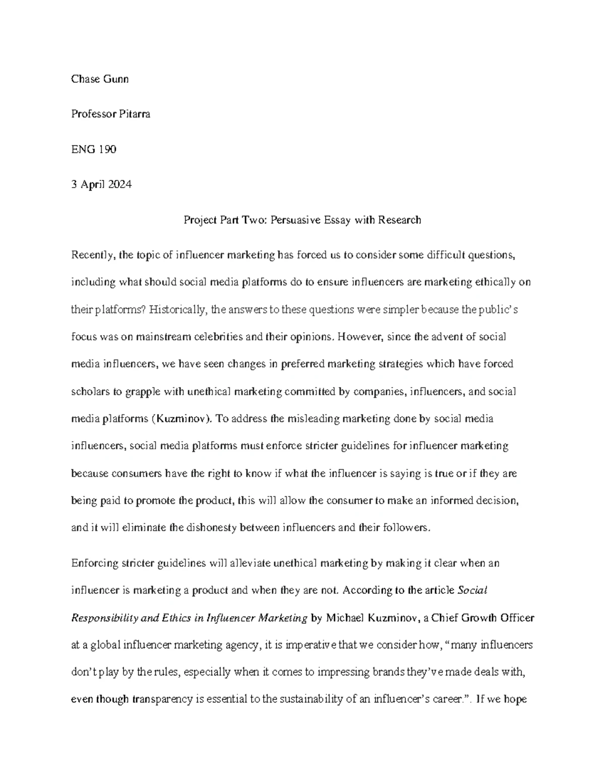 Project Proposal Template - SCI 214 Module Two Project Proposal ...