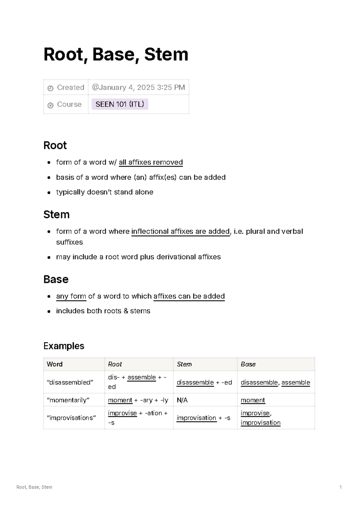 Root Base Stem - Root Base Stem - Root, Base, Stem 1 Root, Base, Stem ...