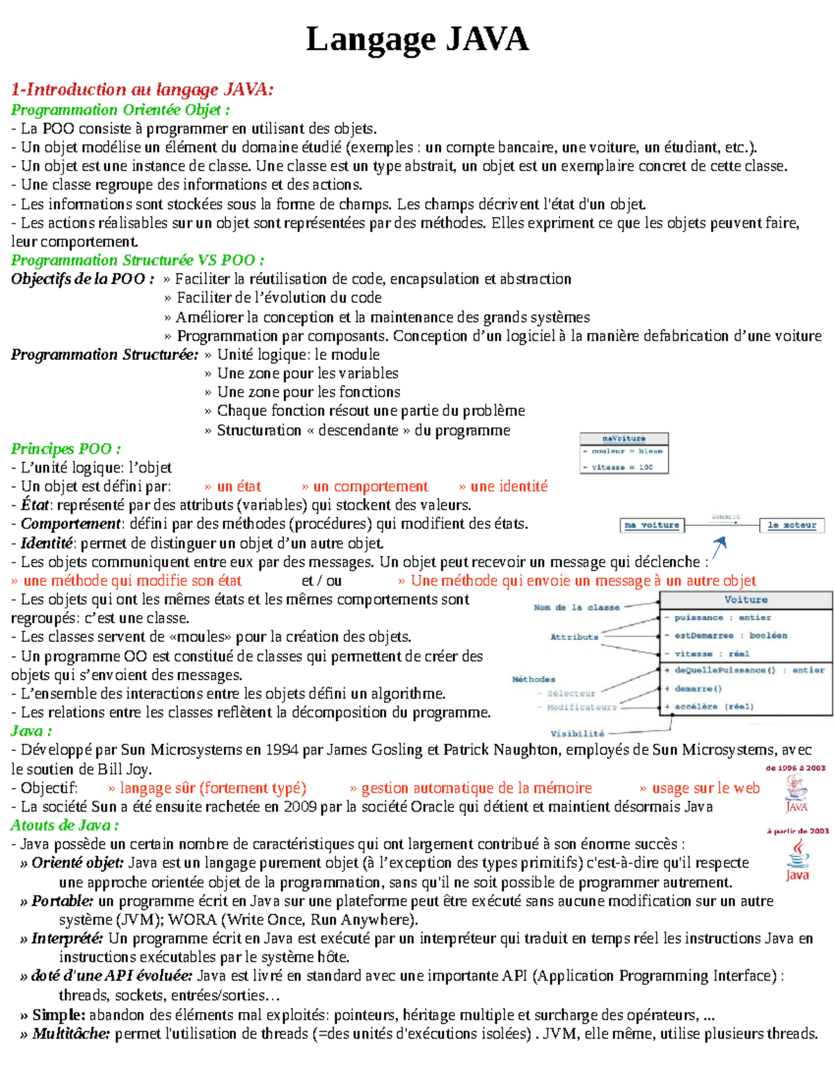 Java Programming Concepts: Object-Oriented Paradigm and Principles - 1-Introduction au langage ...