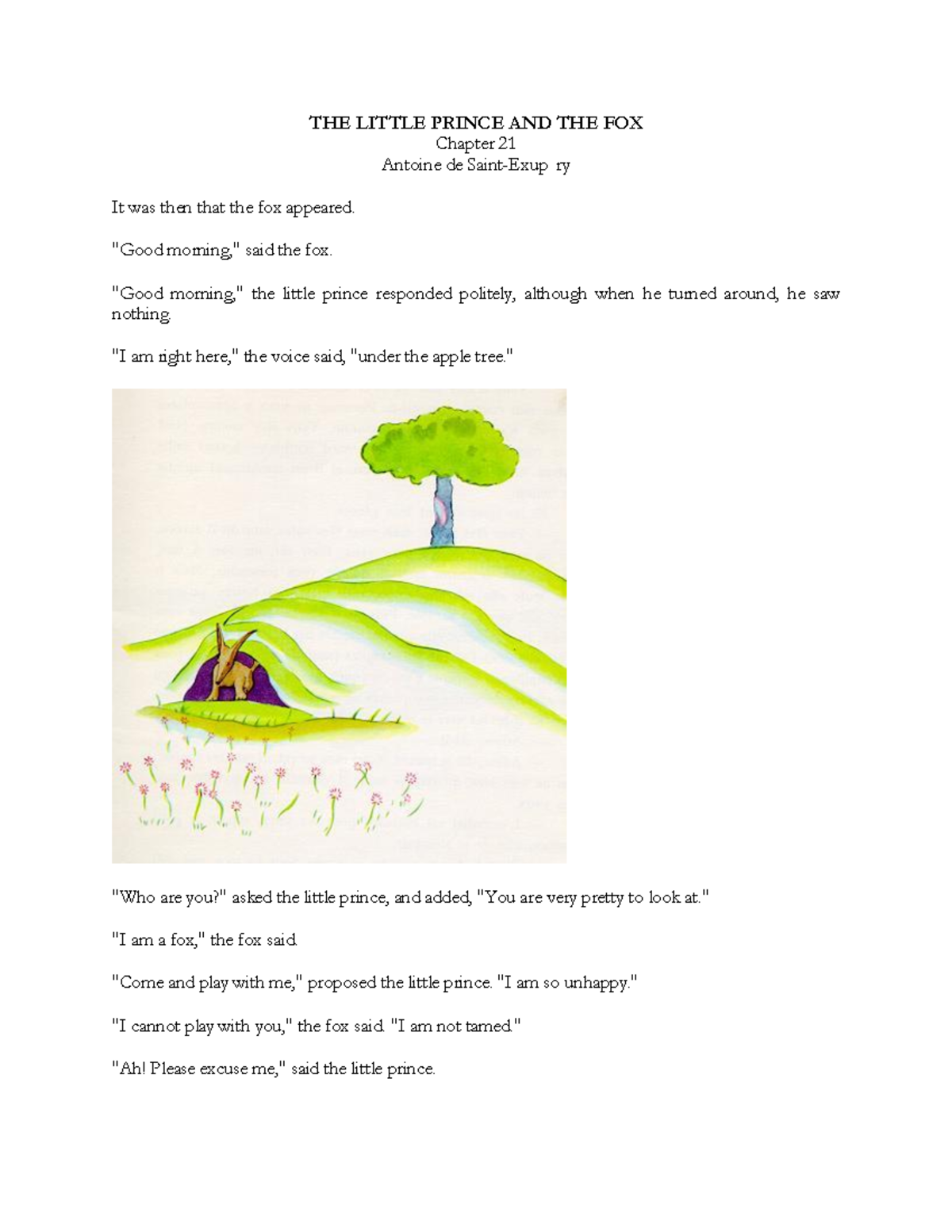 The-Little-Prince-and-the-Fox-with-References - THE LITTLE PRINCE AND ...