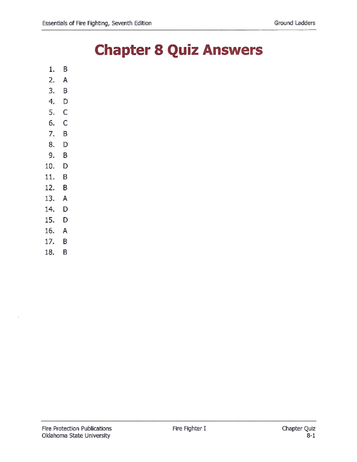 Chapter 8 Quiz and Test Solutions Guide - Studocu
