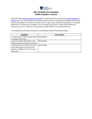 Chapter Two Notes - soc 112 - 1 The Real World: An Introduction to ...