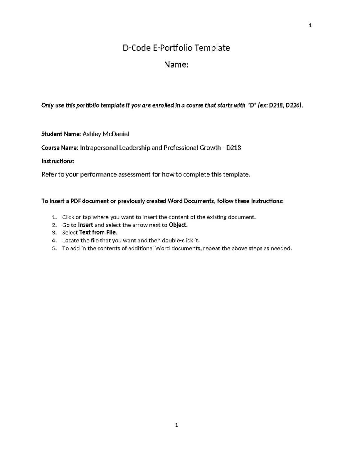 D218 - Task 2 - APPROVED D218 TASK 2 - Task 2 Introduction B ...