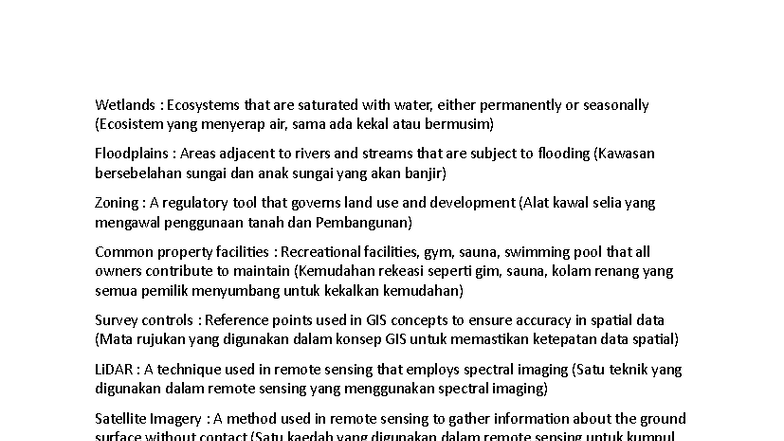 QSA102: Land Survey Concepts and Terminology (Topic 1) - Studocu