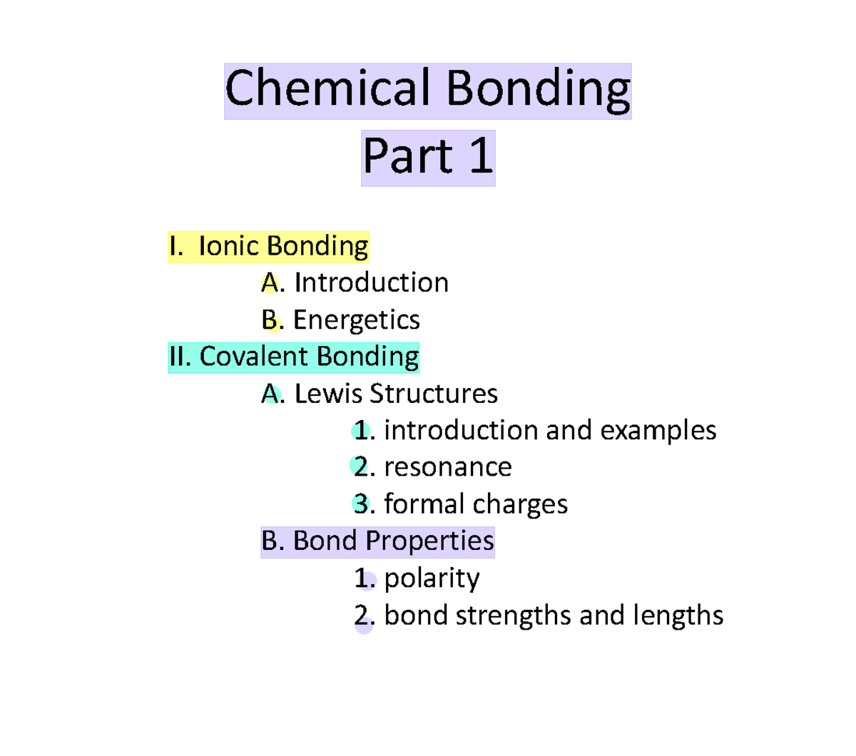 Chemical Bonding Part 1: Ionic & Covalent Bonds Overview - Studocu