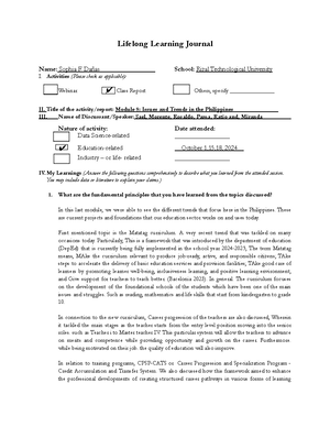 Group 4 Written Report - TOS - MODULE 4: PLANNING A WRITTEN TEST ...