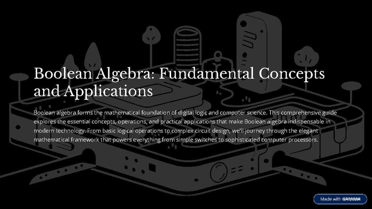 Boolean Algebra (CS101): Key Concepts & Applications Guide - Studocu