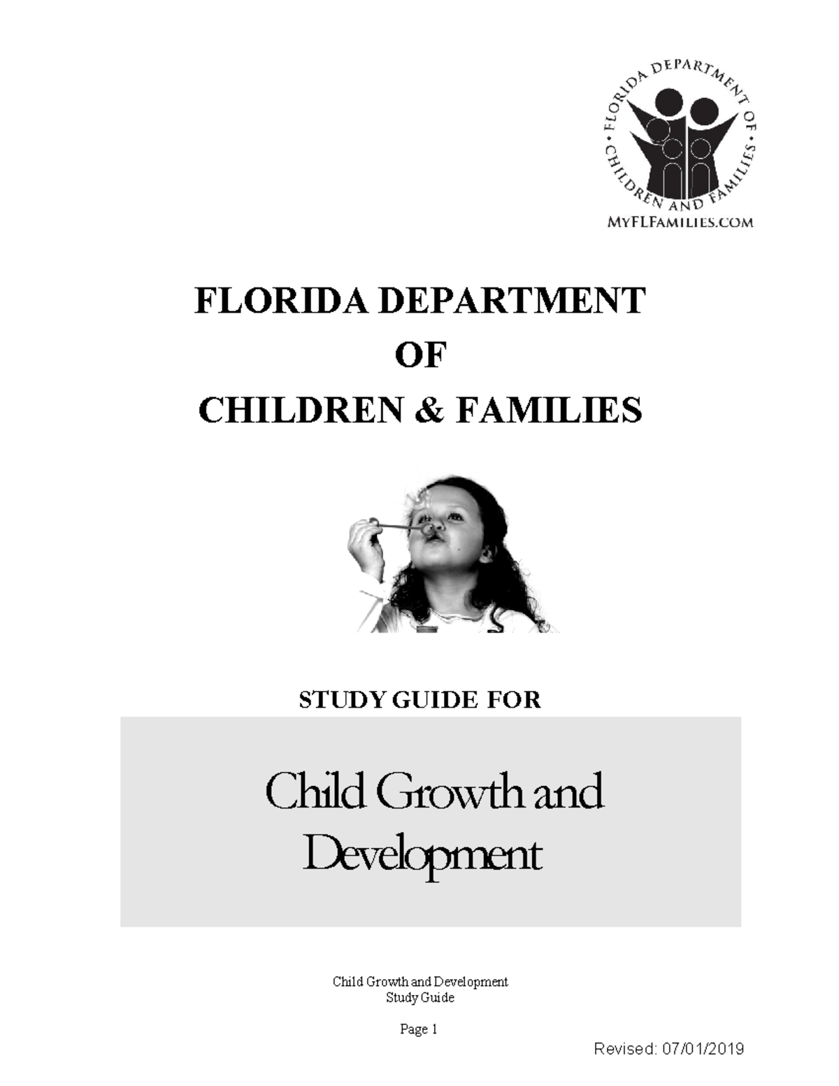 Child Growth and Development Study Guide (DCF Course) - Studocu