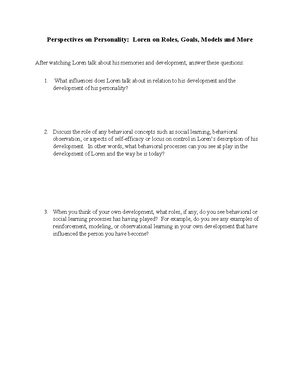 Project 1 PERS. PSYCH - Poff 1 Lilli Poff Mr. Greg Neimeyer PSY 2403 1 ...