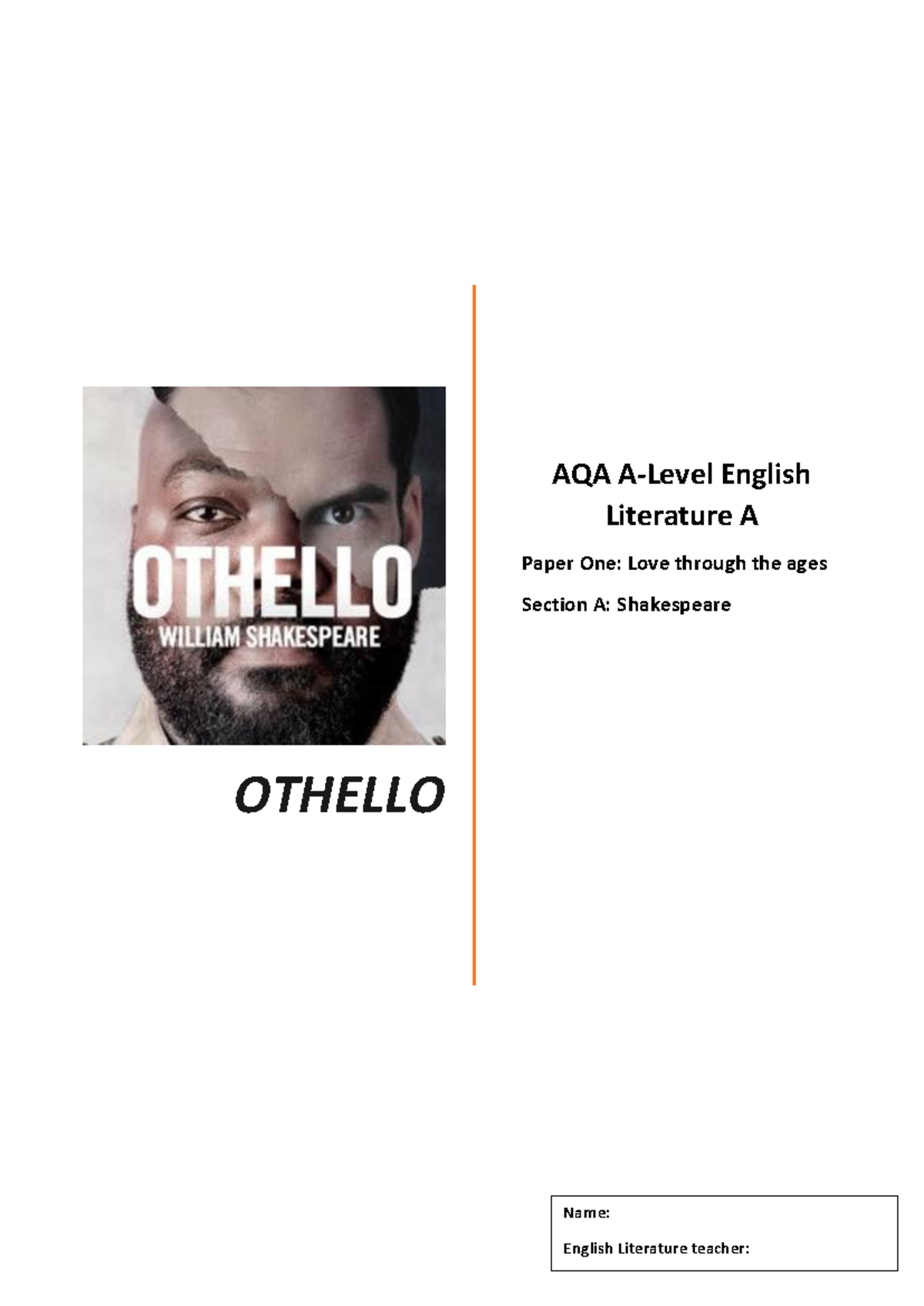 Othello Study Guide 2025: Analysis & Contextual Insights - Studocu