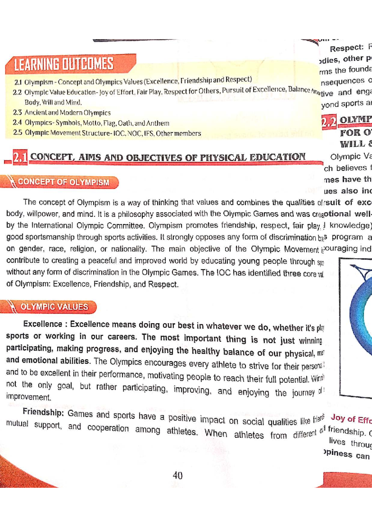 Physical Education XI: Understanding Olympism and Olympic Values - Studocu