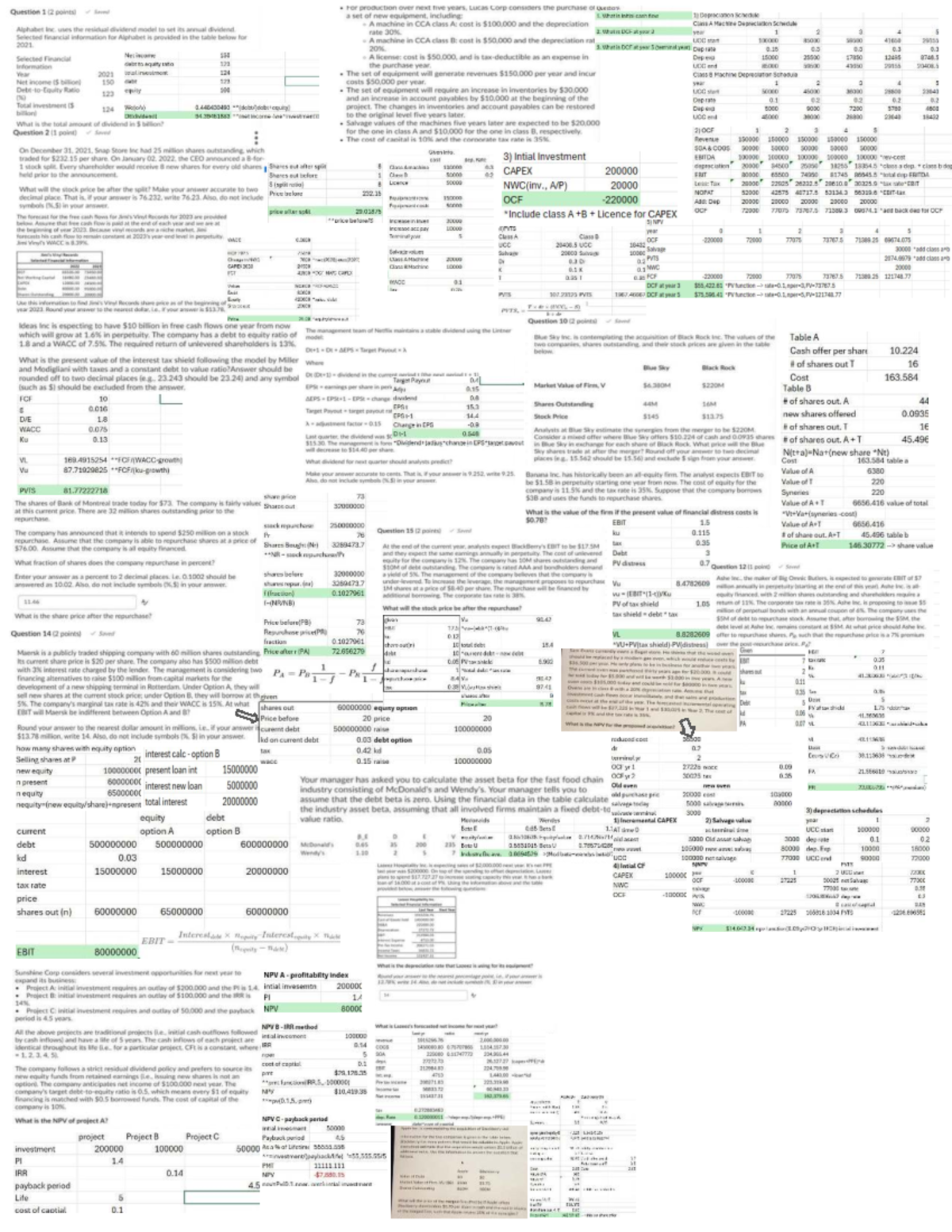 Finance Midterm Study Guide - Key Concepts and Formulas - Studocu