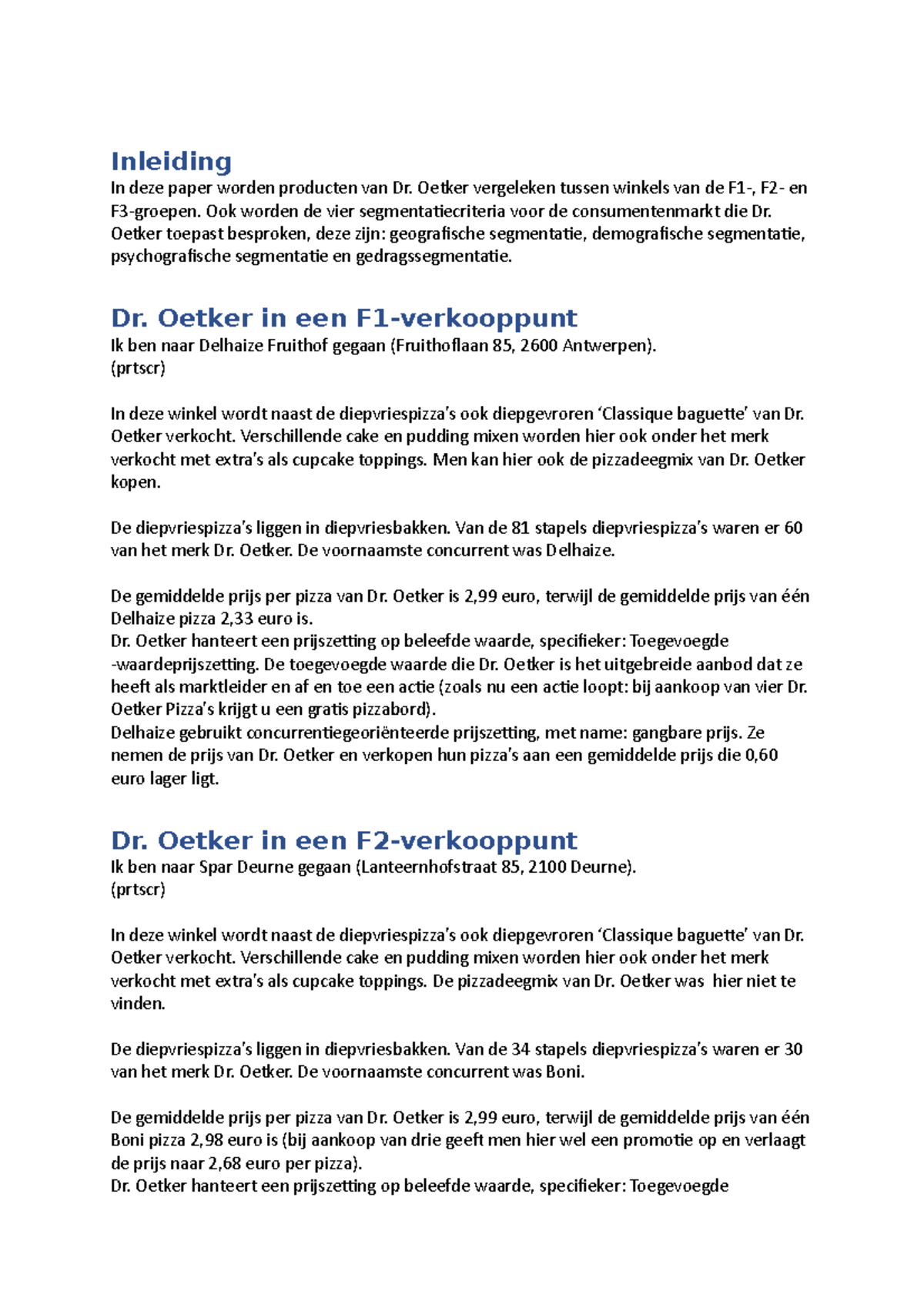 PDC - paper 2 - Cijfer: 10 - Inleiding In deze paper worden producten ...
