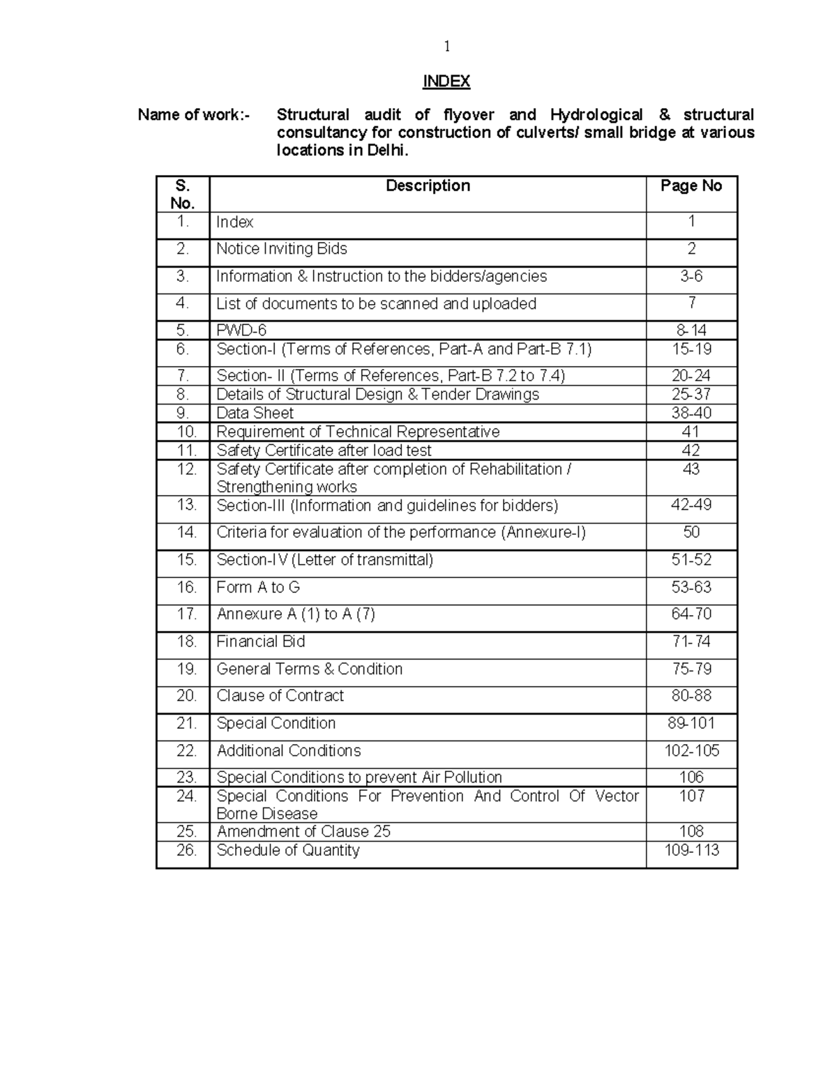 Structural Audit & Consultancy Tender Notice for Delhi Flyover (PWD ...