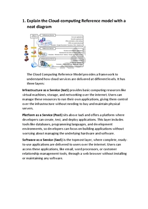 Cloud Computing Study: Modules 1 & 2 Overview and Key Concepts - Studocu