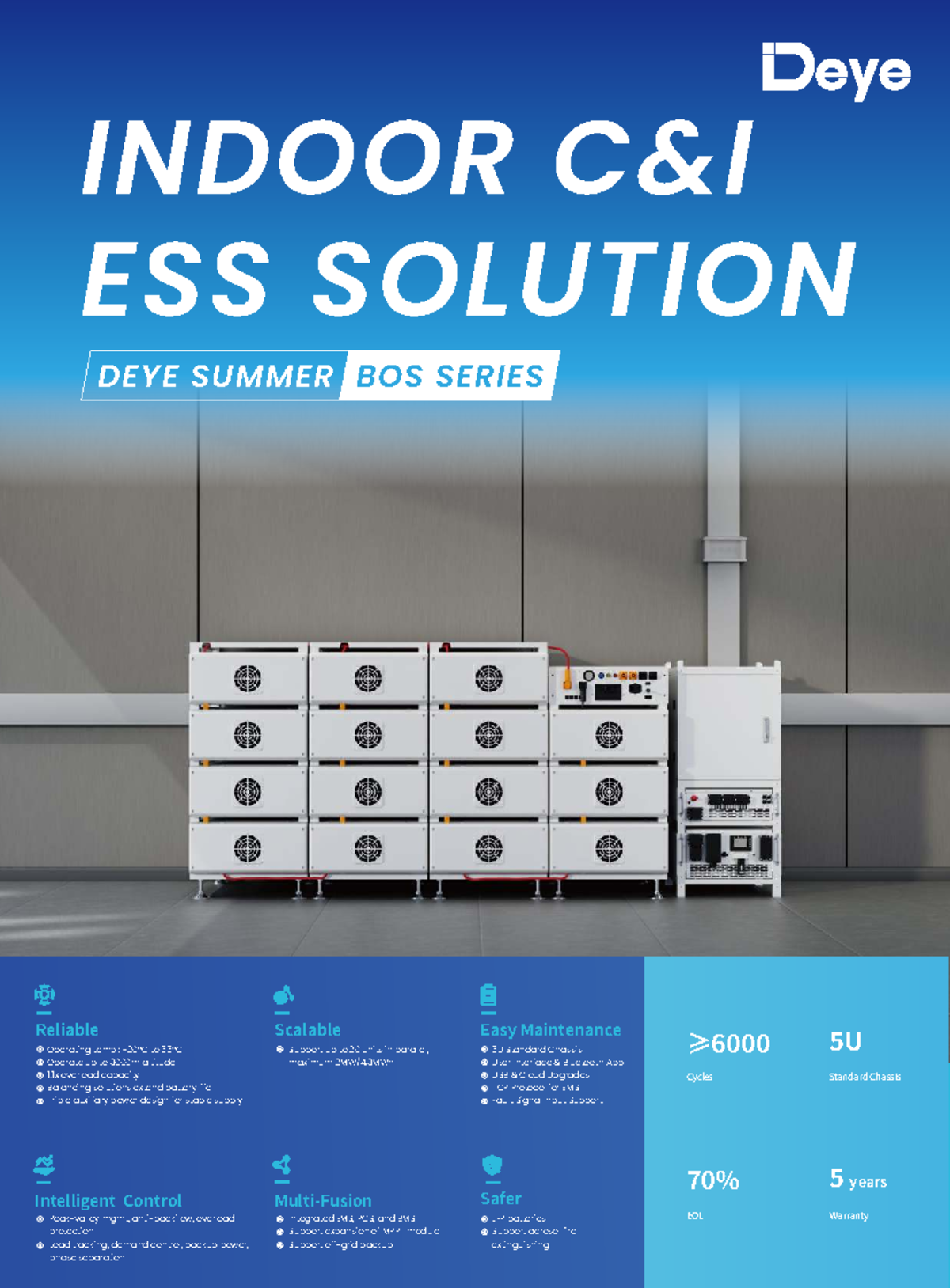 Deye BOS-B215 Indoor ESS Solution Datasheet: Specs & Features - Studocu