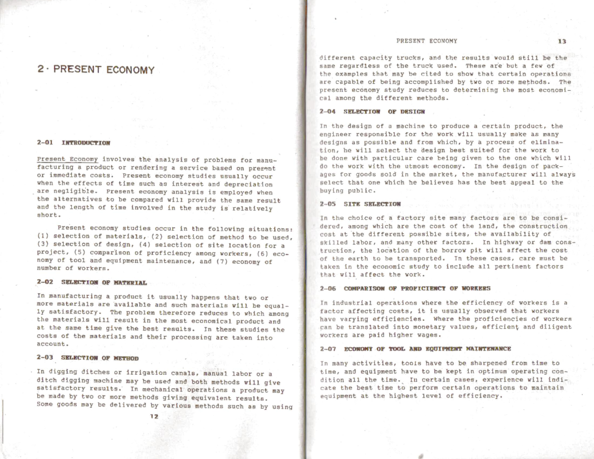 Chapter-2 Present-Economy - Civil engineering - Studocu
