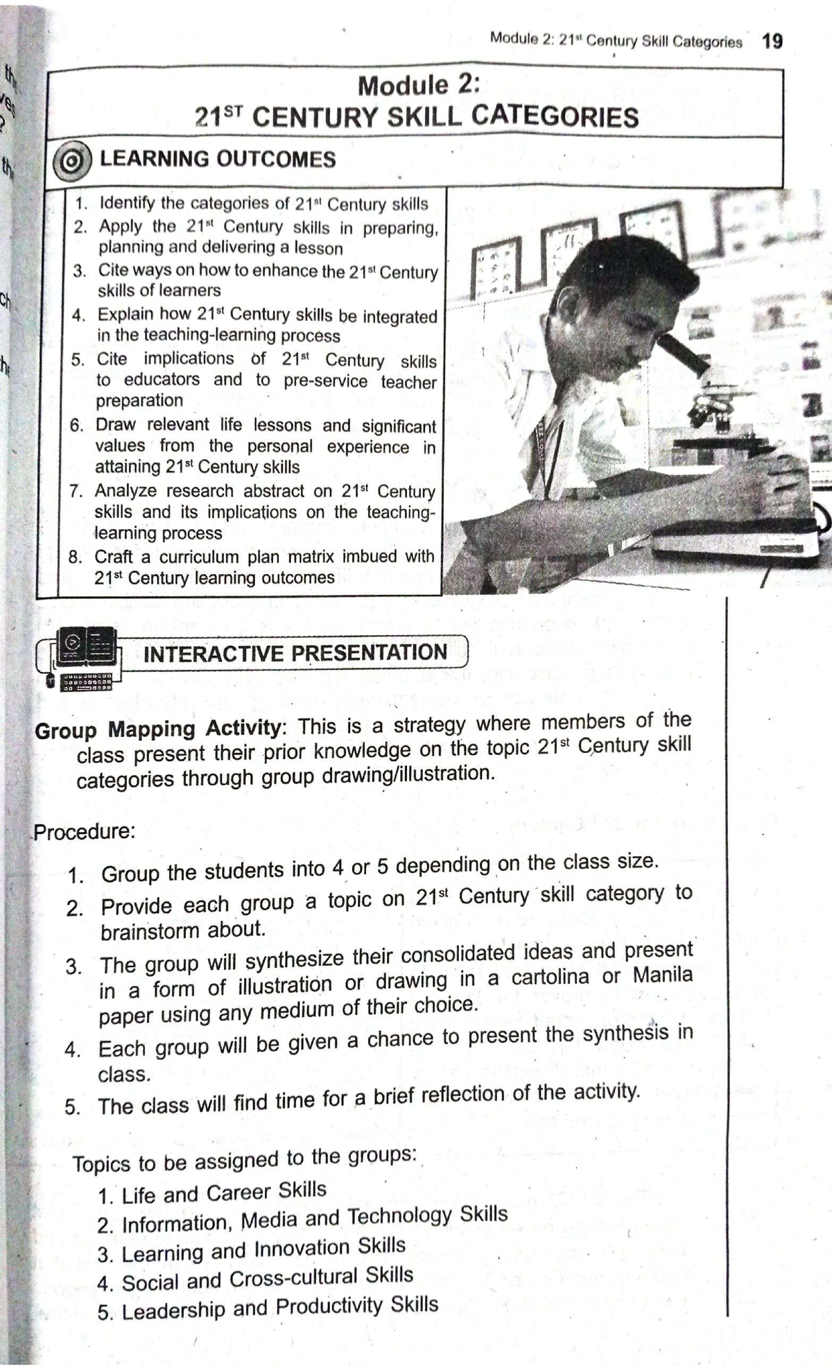 Profed 10 Module 2: Exploring 21st Century Skill Categories - Studocu