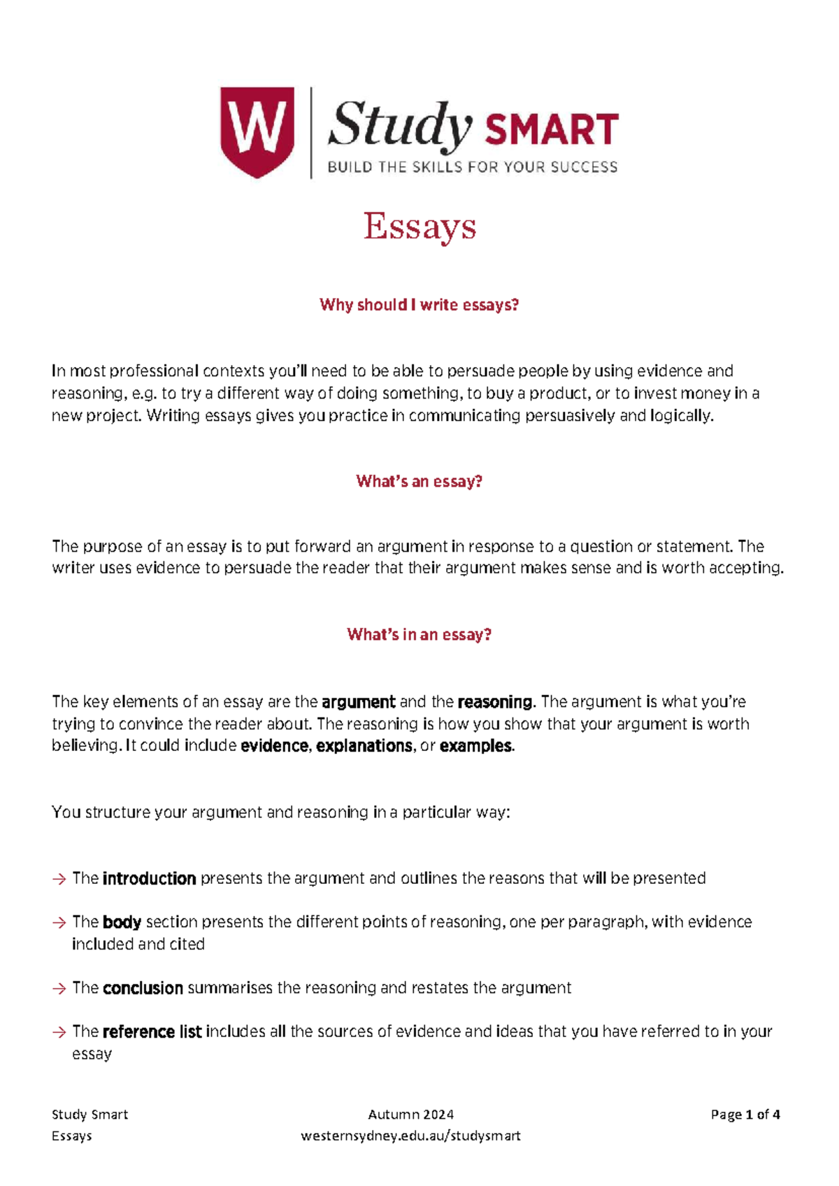 How to Write an Essay: A Comprehensive Guide for Students - Studocu