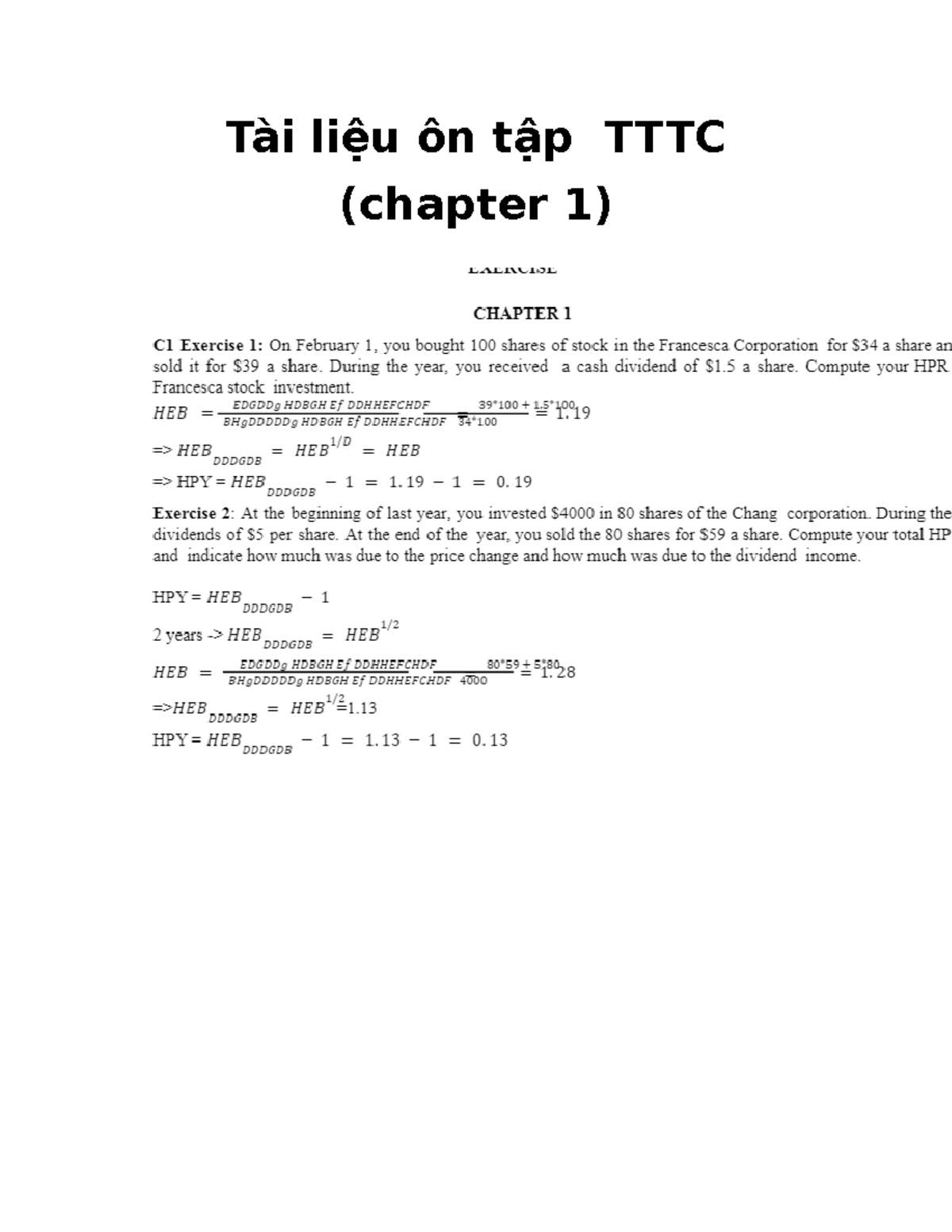 Tài liệu ôn tập TTTC chap 1 - Tài liêu ôn tâp (chapter 1) LALILIOL ...