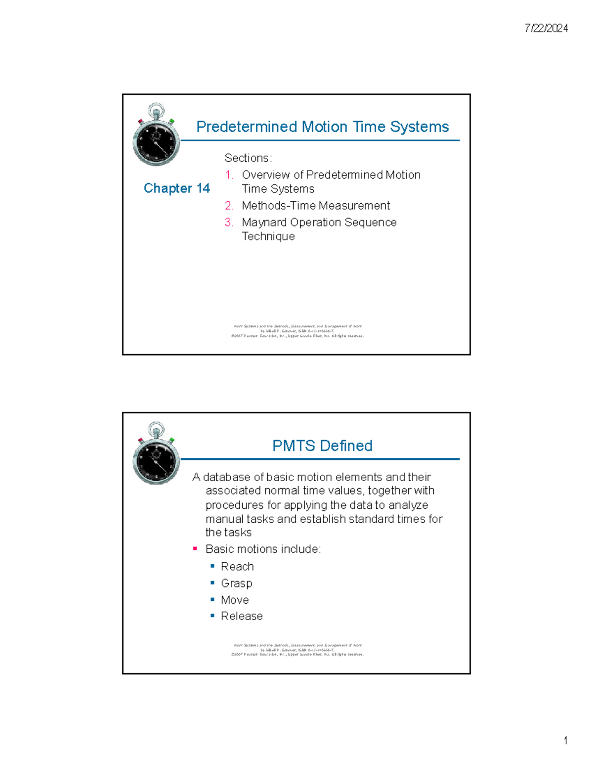 Chapter 14 - hgnm - Work Systems and the Methods, Measurement, and ...