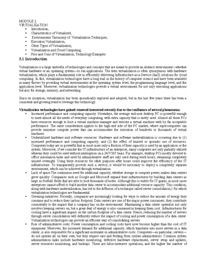 Modules 1 and 2 - 1. Explain the Cloud-computing Reference model with a ...