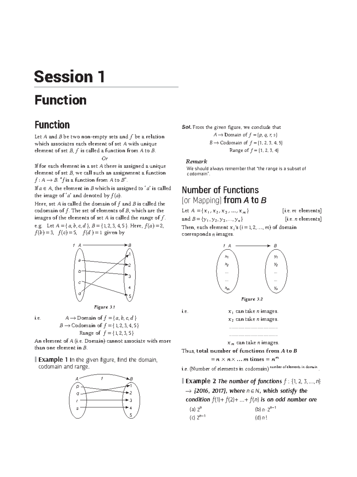 Differential Calculus: Domain Determination and Function Analysis ...