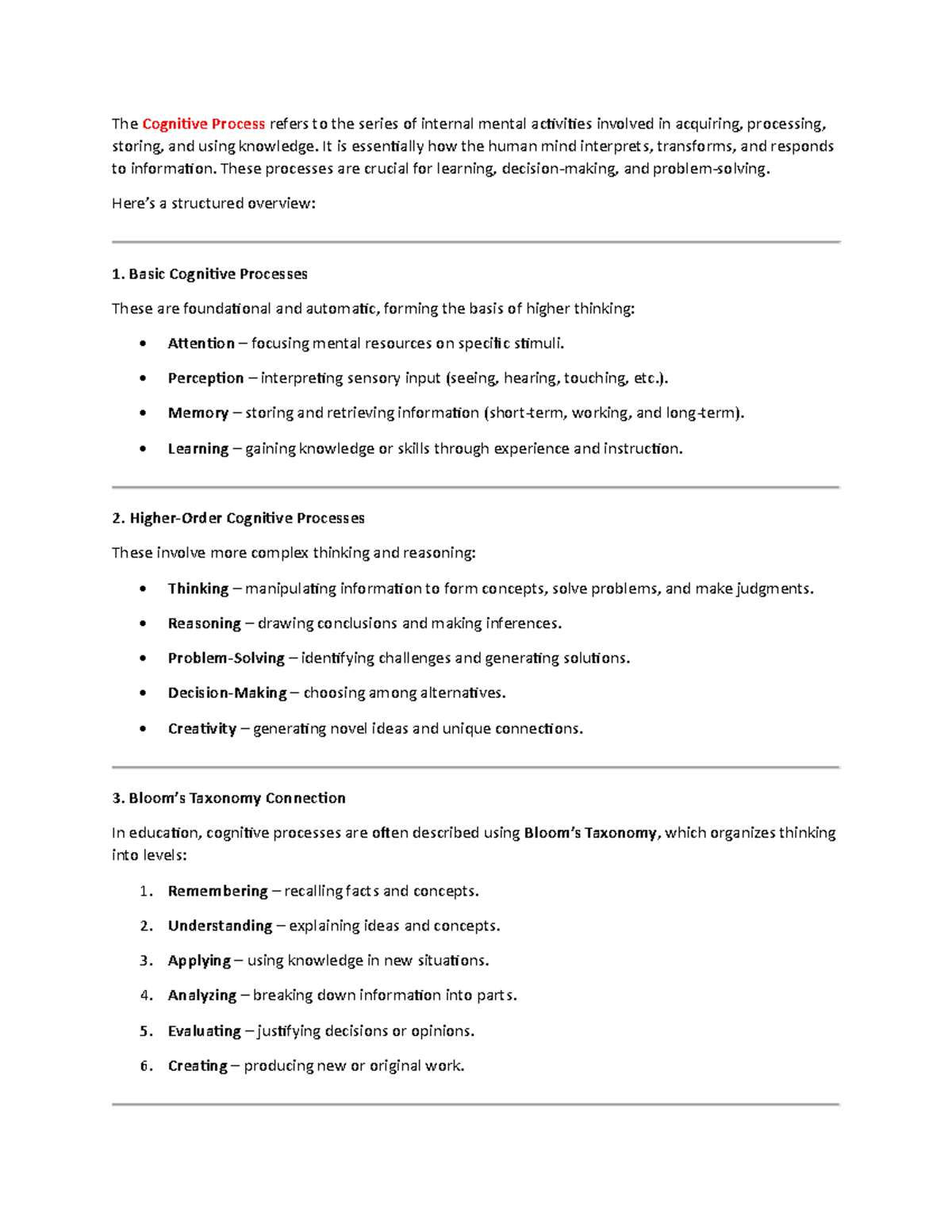Cognitive Processes and Constructivism in Learner-Centered Teaching ...