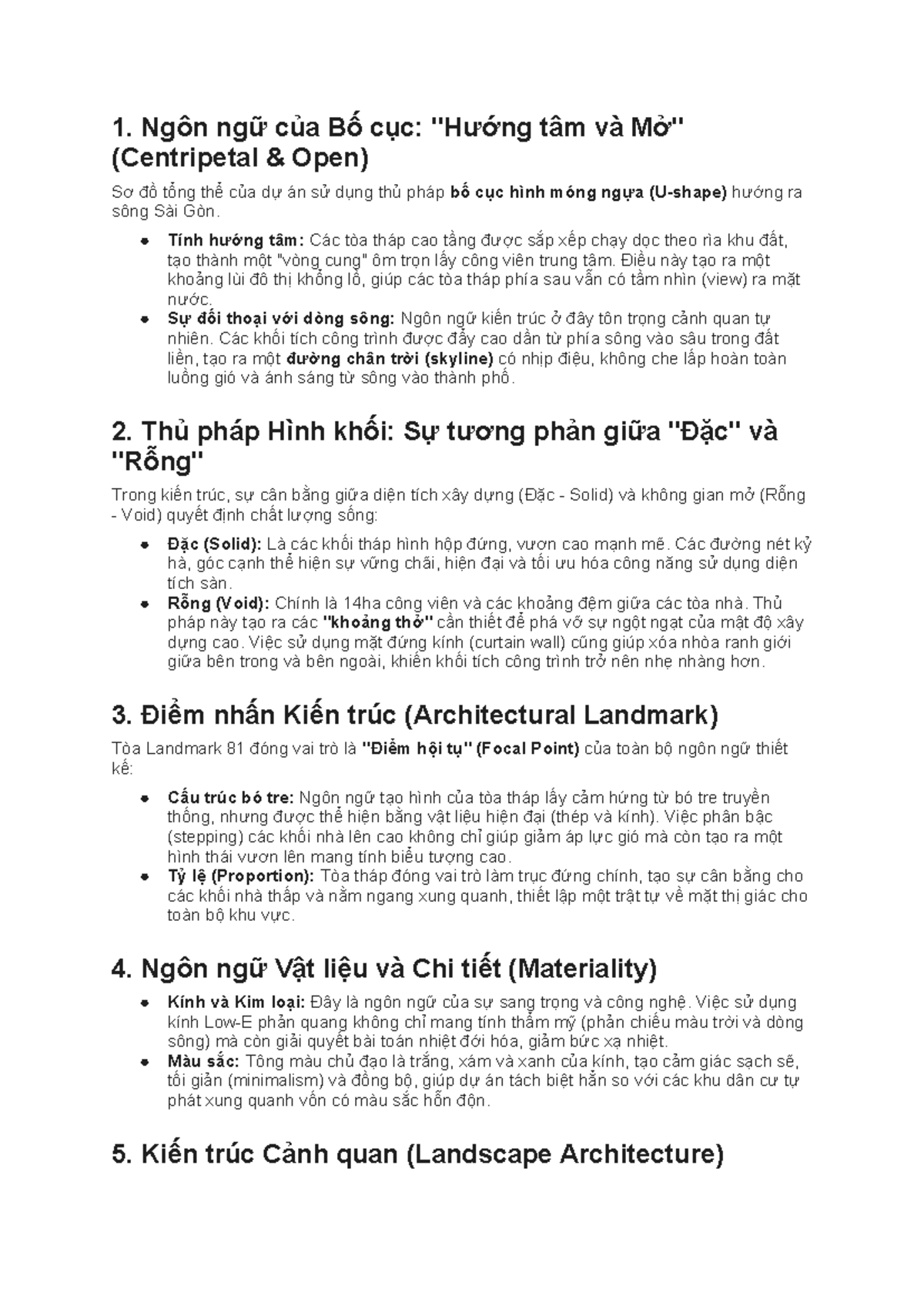 Lịch sử học kiến trúc - HIHIHIHIIHIHIHHIIHIHI - 1. Ngôn ngữ của Bố cục ...