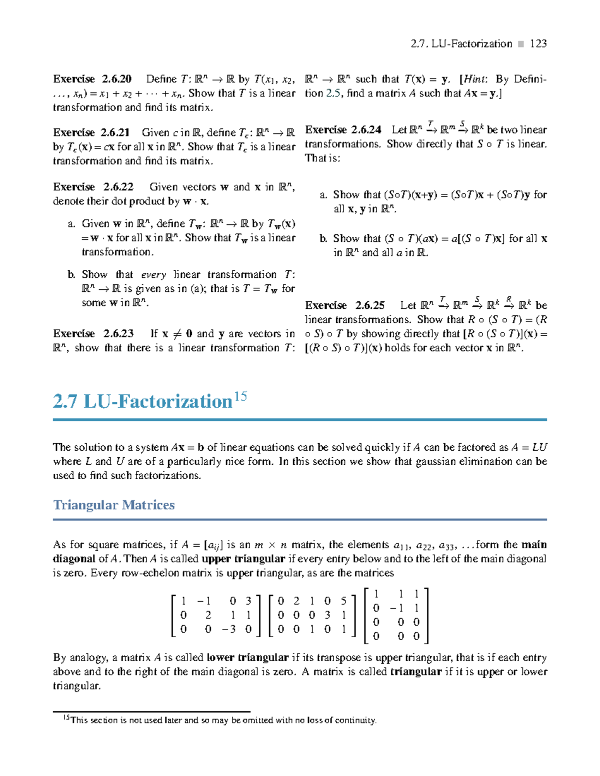 LU-Factorization - Bài Tập và Ví Dụ Chi Tiết - Studocu