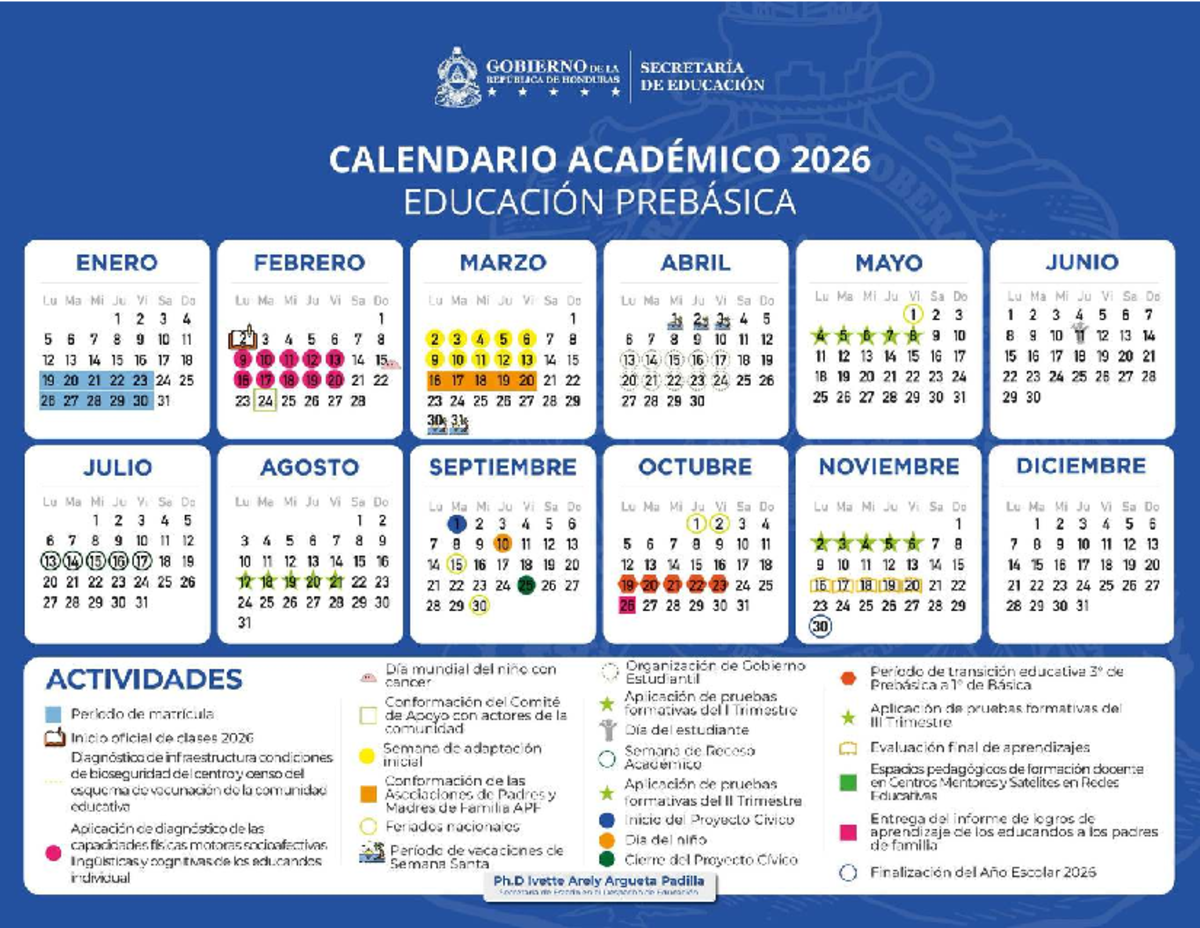 Calendario Académico 2026 - Educación Básica y Prebásica - Studocu