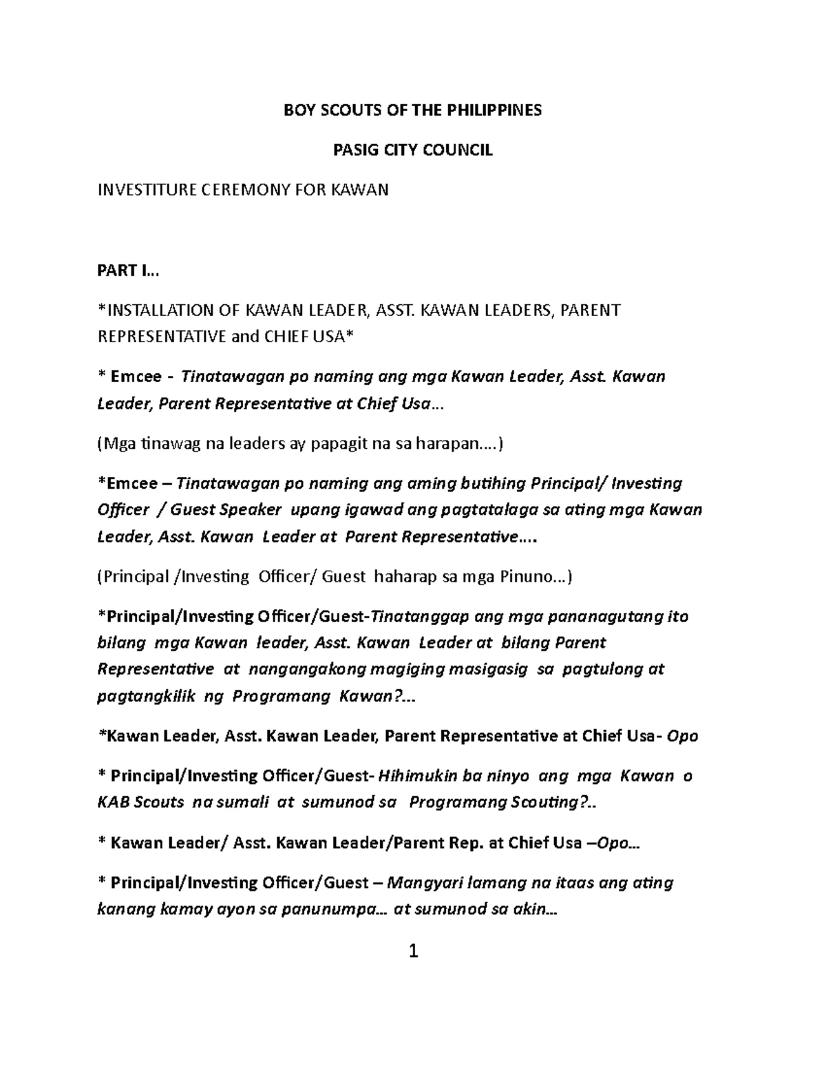 BE-FORM-1 sample - Republic of the Philippines Department of Education ...