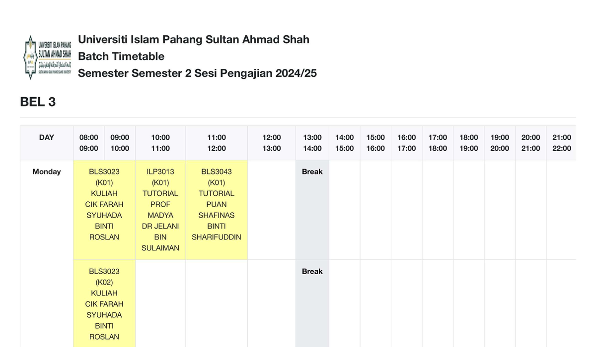 BEL3 - The only way I could do this was if - Universiti Islam Pahang ...
