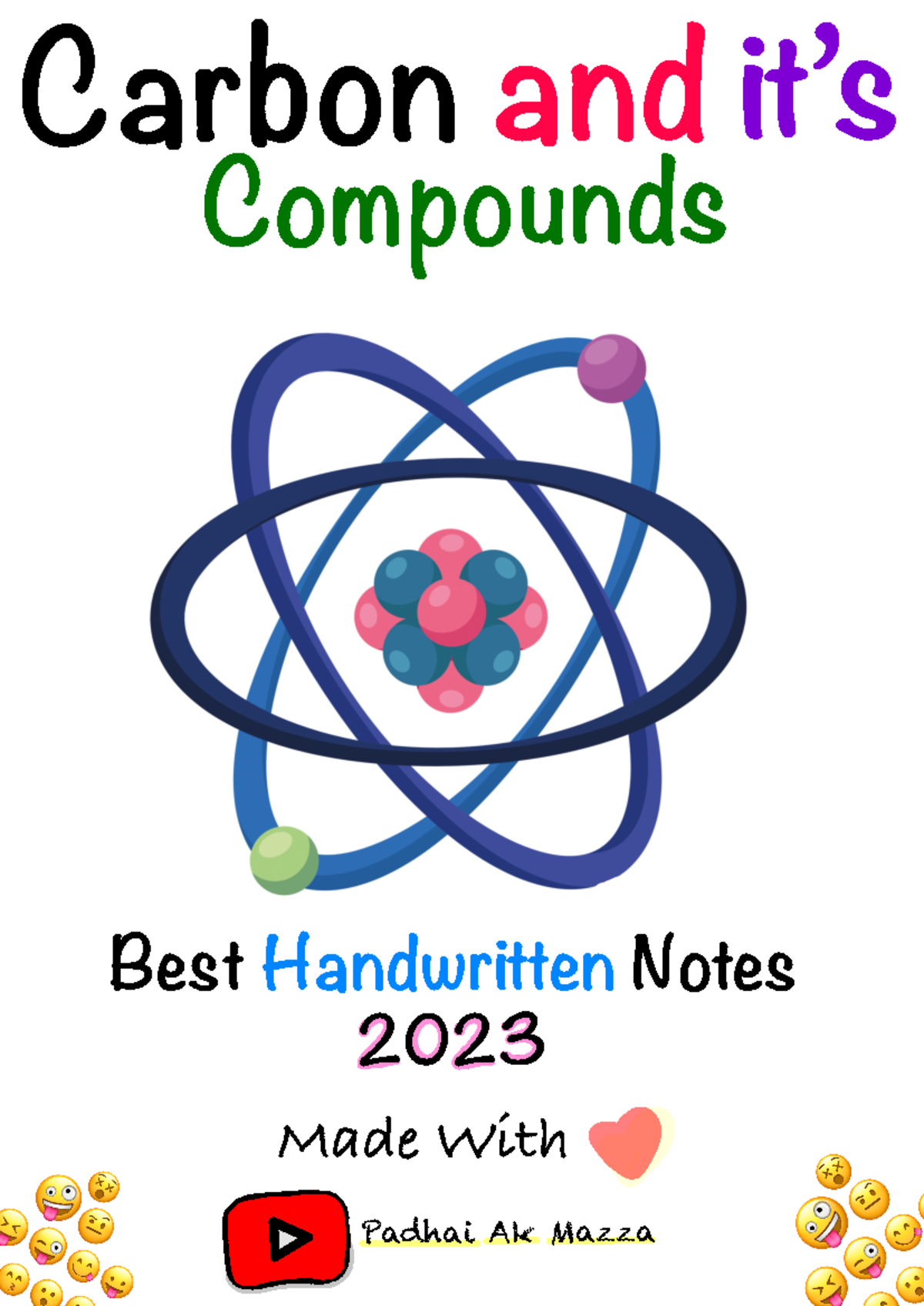 Carbon and Its Compounds: Best Handwritten Notes 2023 - Studocu